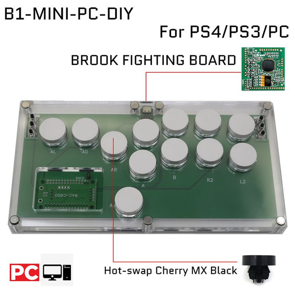 Slimbox Fightstick Боевой игровой джойстик Cherry MX Button Контроллер ...