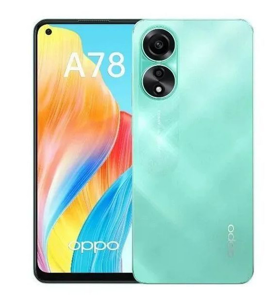 Смартфон OPPO A78 256 ГБ 8 ГБ Зеленый OLED/AMOLED 2 SIM купить c ...