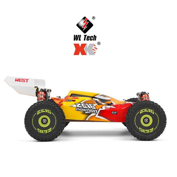 Высокоскоростная гоночная машинка Wltoys 144010 1/14 4WD 75км/ч ...