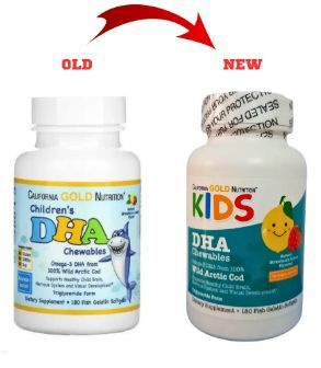 Омега-3 для ДЕТЕЙ, California Gold Nutrition Childrens DHA Chewables ...