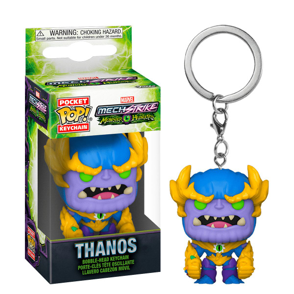 Брелок Funko POP Thanos keychain из комиксов Marvel Mech Strike: Monster Hunters / Танос из ...