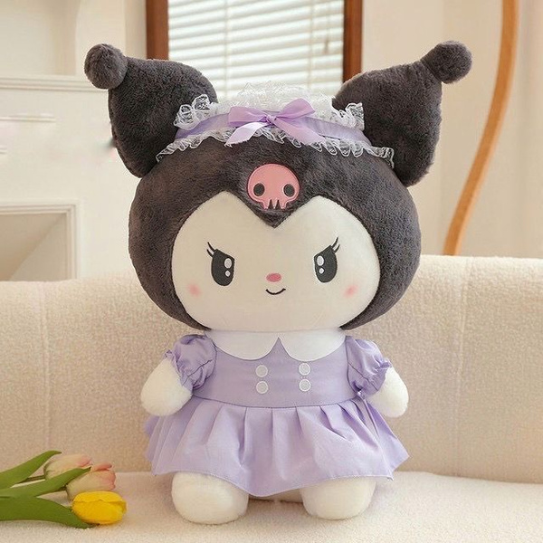 Мягкая игрушка Санрио Куроми 40 см Sanrio Kuromi Hello Kitty купить с доставкой по выгодным