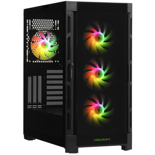 Корпус Cougar Duoface Pro RGB CGR-5AD1B-RGB черный, Mid-Tower, Mini-ITX ...