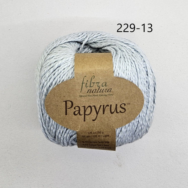 Пряжа Fibra Natura Papyrus /Фибра Натура Папирус/ цвет-229-13, Бледно ...