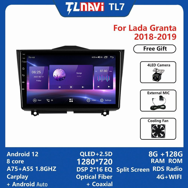 Автомагнитола ЛАДА ГРАНТА LADA Granta Cross 2018 - 2023, LDG9095+12LED ...