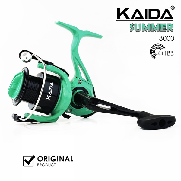 Катушка KAIDA SUMMER 4+1, Безынерционная, 3000, Передний фрикцион купить по низкой цене с ...