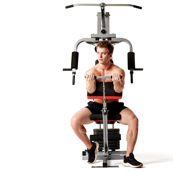 Силовой комплекс DFC HomeGym D7001 с партой для бицепса, силовой ...