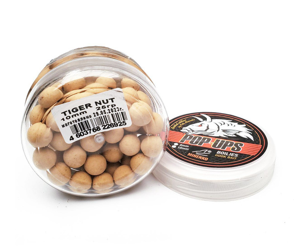 Бойлы плавающие 10 мм Тигровый Орех Minenko (Миненко) - Pop-up Tiger Nut, 60 г - купить с ...