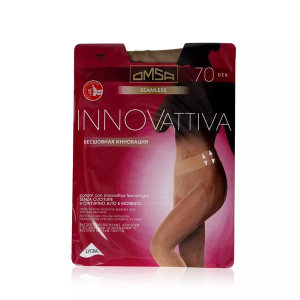Колготки Omsa INNOVATTIVA 70 (бесшовные) Daino (цвет загара), 70 den, 1 шт - купить с доставкой ...