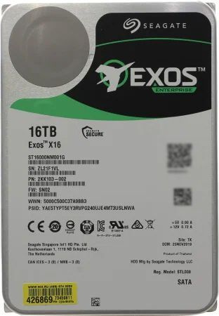 16 ТБ Внутренний жесткий диск Seagate Жесткий диск (ST16000NM01G ...