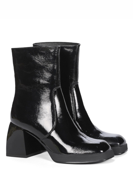 Ботильоны Женский Covani черный, размер 39 Демисезон F Молния Каблук + платформа Россия купить c ...