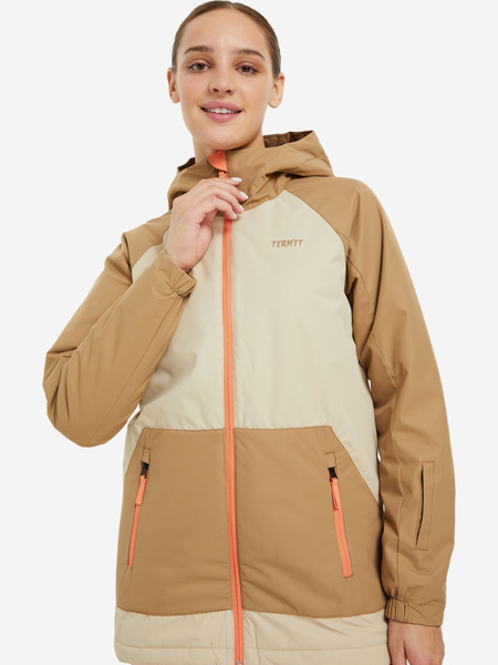 Куртка Женский Termit бежевый Полиэстер, размер 42 Зима Полиэстер Китай купить c доставкой на ...