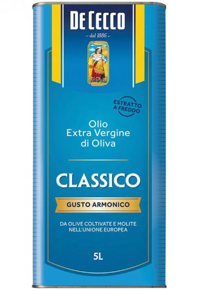 Масло оливковое De Cecco Extra Virgin нерафинированное, 5 л - купить с ...
