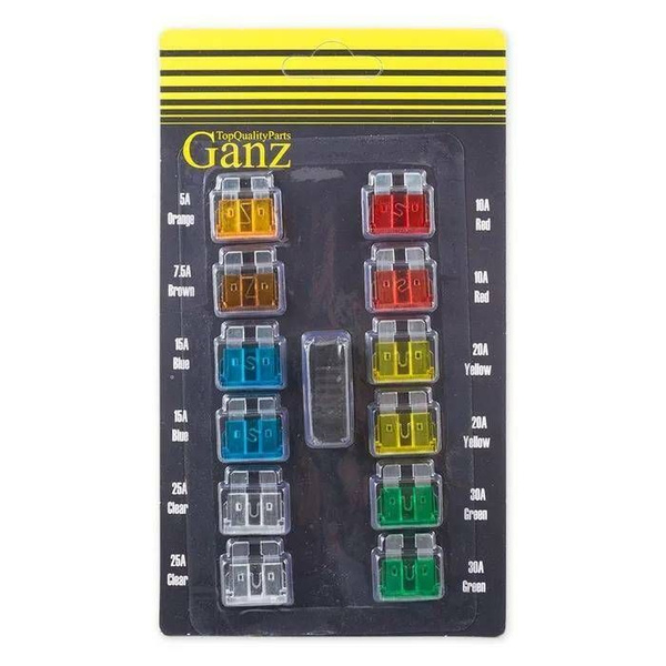 Предохранители GANZ GRP15001 флажковые ВАЗ 2101-09 12 шт. - 1уп ...