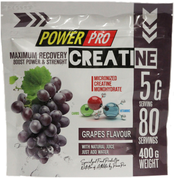 Power Pro Creatine Maximum Recovery 400 г Виноград - купить с доставкой ...