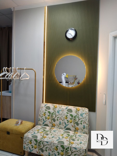 Стеновые панели Danilovdecor Бергамопод покраску мдф 3d 4 шт 3д для