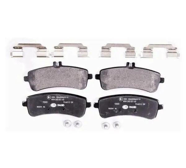 Колодки тормозные Mercedes-Benz A0004204604 Внутри - купить по низким ...