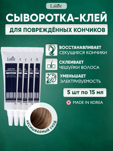 Lador Сыворотка для волос восстанавливающая несмываемая Keratin Power ...