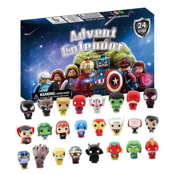 Адвент календарь с фигурками MARVEL / Фигурки Марвел 24 штуки - купить ...