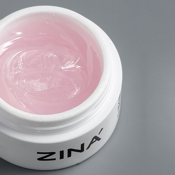 Гель однофазный Zina Ice Clear Pink - 15 грамм, UV-LED гели - купить с ...