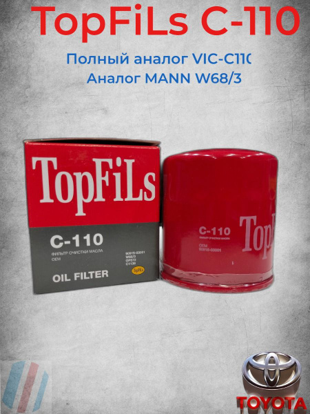 Фильтр масляный TopFils TC - купить по выгодным ценам в интернет-магазине OZON (1186628057)