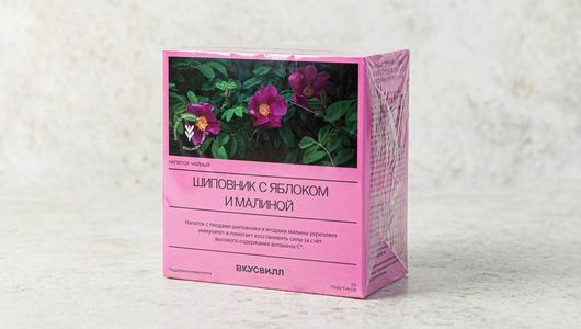Чайный напиток Шиповник с яблоком и малиной , в пакетиках 36гр - купить ...