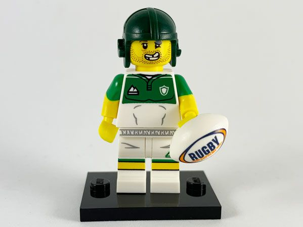 Минифигурка Lego Rugby Player, Series 19 col19-13 - купить с доставкой ...