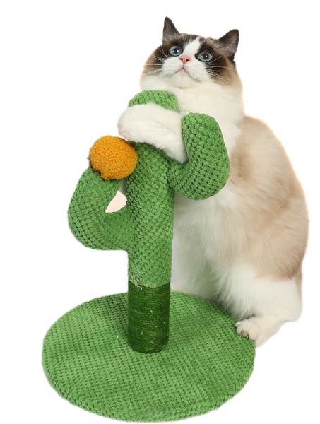 Когтеточка для кошек, кактус из сизаля, лазалка для домашних кошек ...