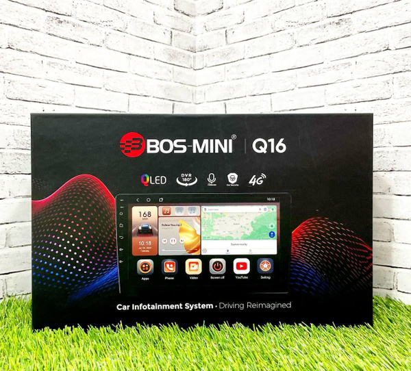 Автомагнитола Андроид BOS-MINI Q16 9 дюймов 4+128gb2 DIN - купить в интернет-магазине OZON с ...