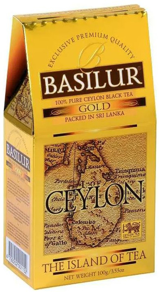 Черный чай Basilur Gold, 75 гр. - купить с доставкой по выгодным ценам ...
