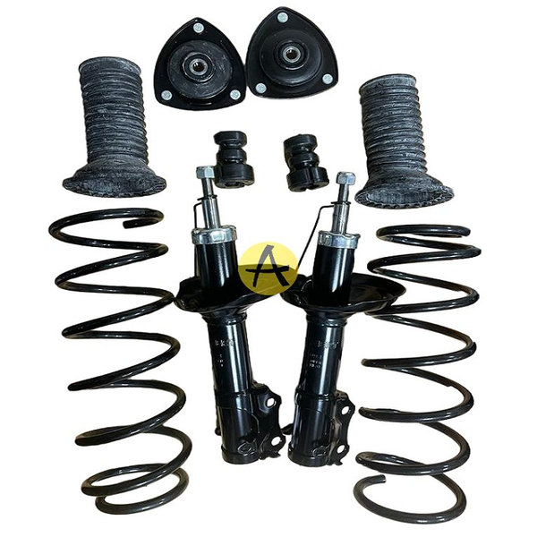 Комплект передней подвески пружины + амортизаторы + чашки Geely MK / MK ...