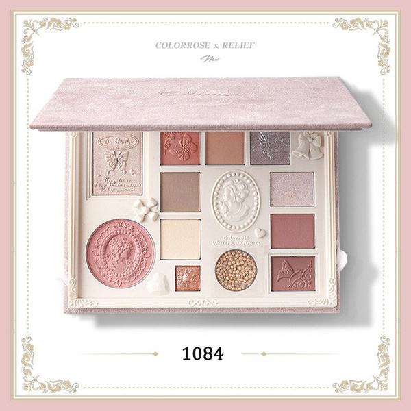 Colorrose Beauty Makeup Тисненые тени для век Pallete Blush High Gloss ...
