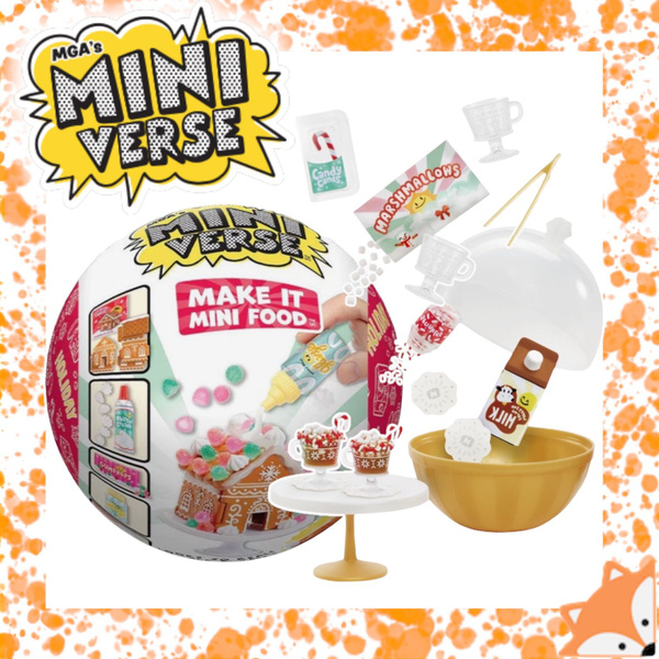 MGA Миниатюрная еда для кукол MiniVerse Make It Mini Food Holiday LOL ...