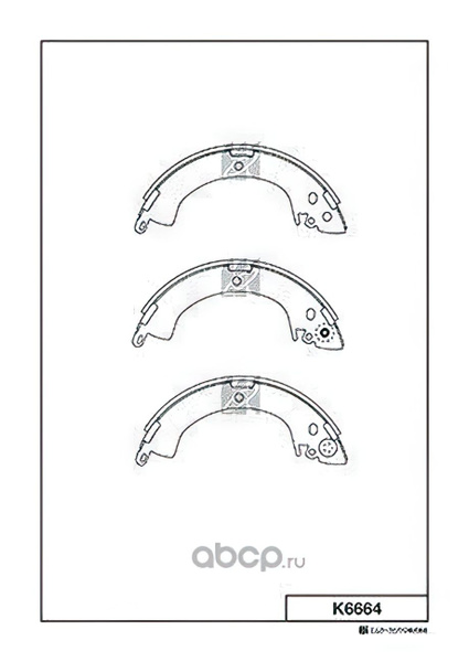 Колодки тормозные Kashiyama K6664 - купить по низким ценам в интернет ...