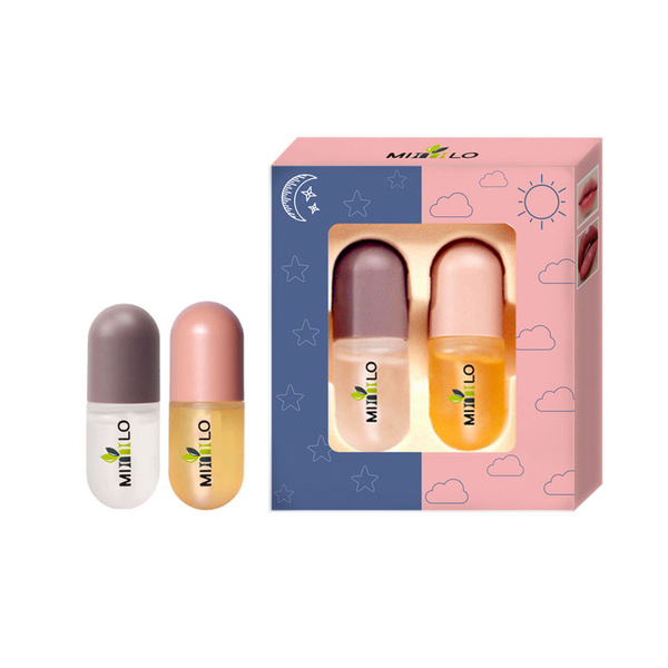 Набор для губ Lip Plumper, 2 упаковки масла для губ Lip Plumper для ...