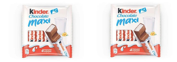 Kinder Шоколад Киндер макси, 84 гр, 2 уп - купить с доставкой по ...