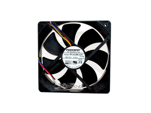 Вентилятор охлаждения большого объема воздуха Foxconn PVA120G12V DC12V ...