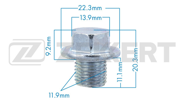 Пробка сливная - Zekkert арт. BE-3250 - купить по выгодной цене в ...