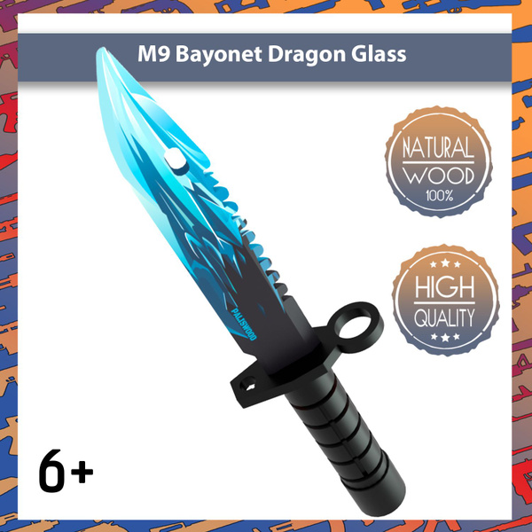 Деревянный штык-нож М9 Байонет Драгон Гласс ,M9 Dragon Glass ,тренировочный клинок Words of ...