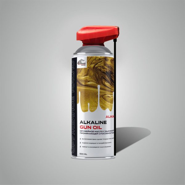 Щелочное оружейное масло Alkaline gun oil ALKALI (сделано в России ...
