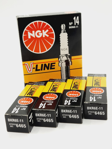 Комплект свечей зажигания NGK 6465 BKR6E-11VL14 / CHEVROLET LACETTI ...