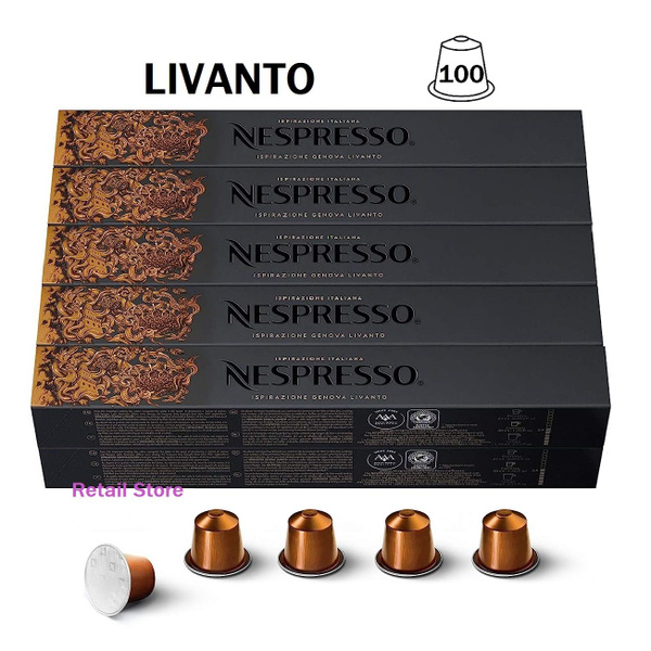 Набор кофе Nespresso Ispirazione Livanto, 10 упаковок (100 капсул ...