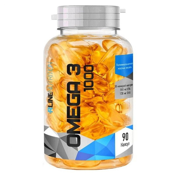 Жирные кислоты R-Line Omega 3 1000 - 90 капсул - купить с доставкой по выгодным ценам в интернет ...