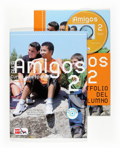 Aula Amigos 2 Libro Alumno + CD - купить с доставкой по выгодным ценам в интернет-магазине OZON ...