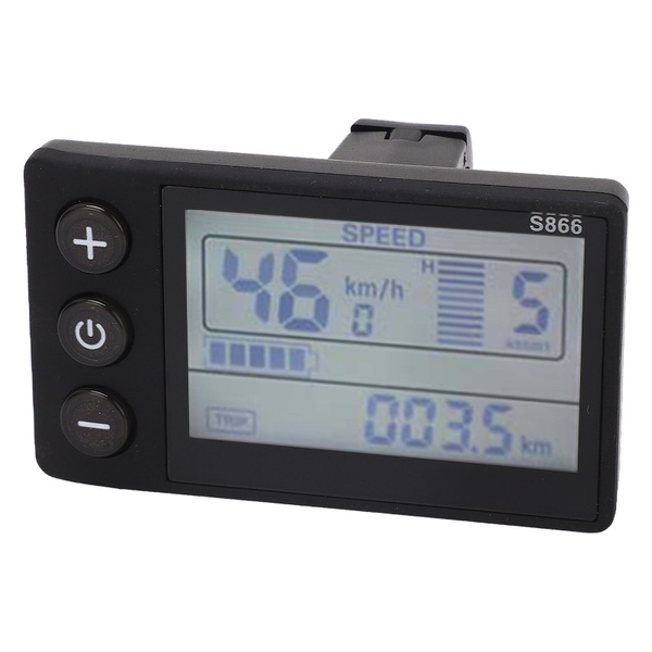 Электрический велосипед S866 ЖК-дисплей 24 В 36 В 48 В 60 В водостойкая ЖК-панель дисплея для ...