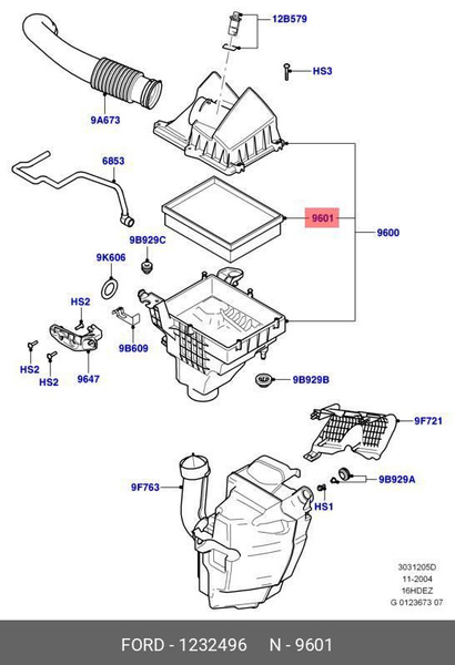 Фильтр воздушный Volvo 1232496 - купить по выгодным ценам в интернет ...