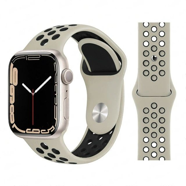Ремешок силиконовый перфорированный Great case Sport NK для Apple Watch ...