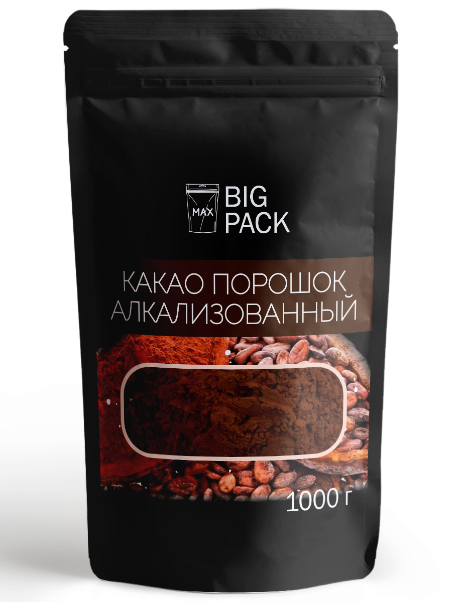 Настоящий Какао порошок алкализованный без сахара BIG PACK 100% PREMIUM ...