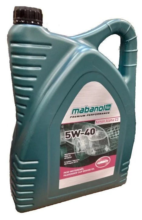 Моторное масло Mabanol 5W-40 Синтетическое 5 л - купить в интернет ...