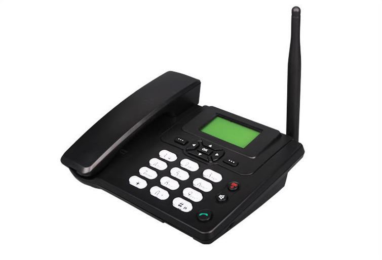 Мобильный беспроводной стационарный телефон с картой GSM FM-радио ...